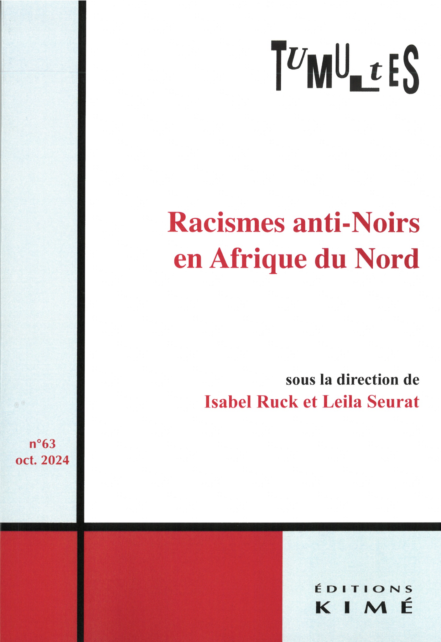 Parution : Racismes anti-Noirs en Afrique du Nord - CAREP Paris